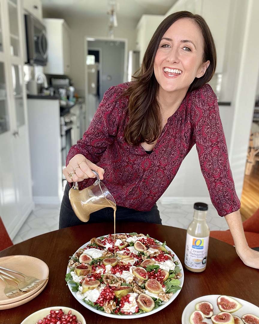 Easy Fall Burrata Salad Recipe | Ain't Too Proud To Meg