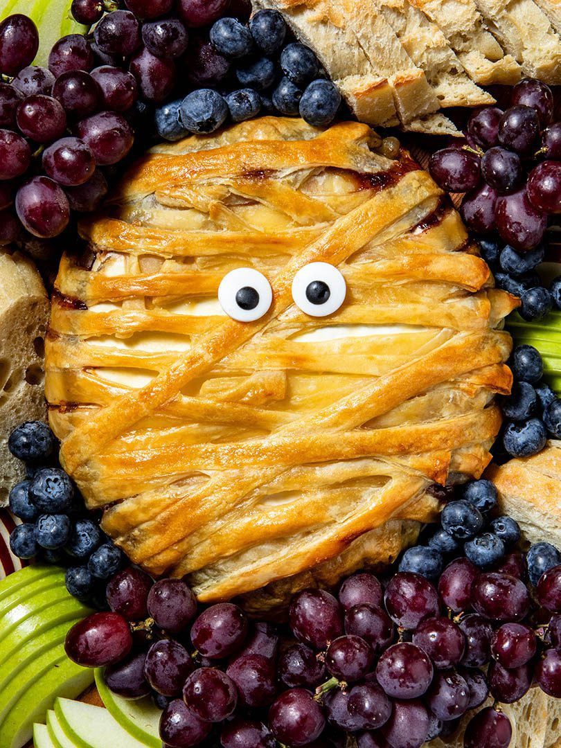 Mummy Brie | Halloween Baked Brie | Ain't Too Proud To Meg