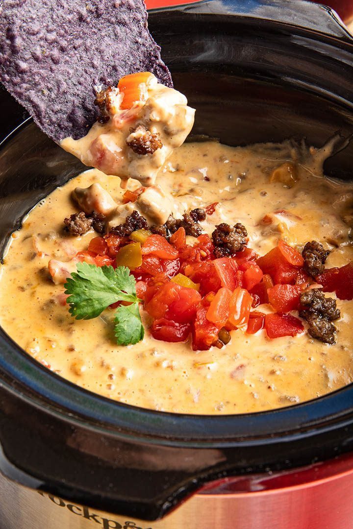 Rotel Dip Recipe | Crockpot Cheese Dip | Ain't Too Proud To Meg